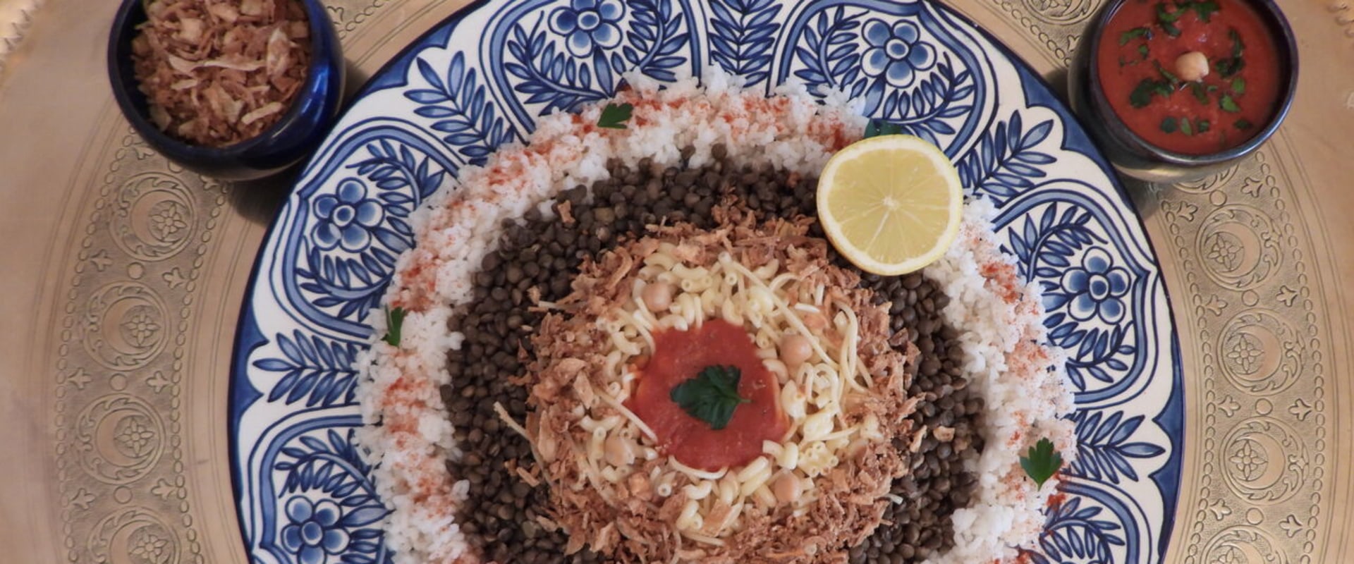 Koshari-ou-Kouchari: Une délicieuse recette de cuisine égyptienne